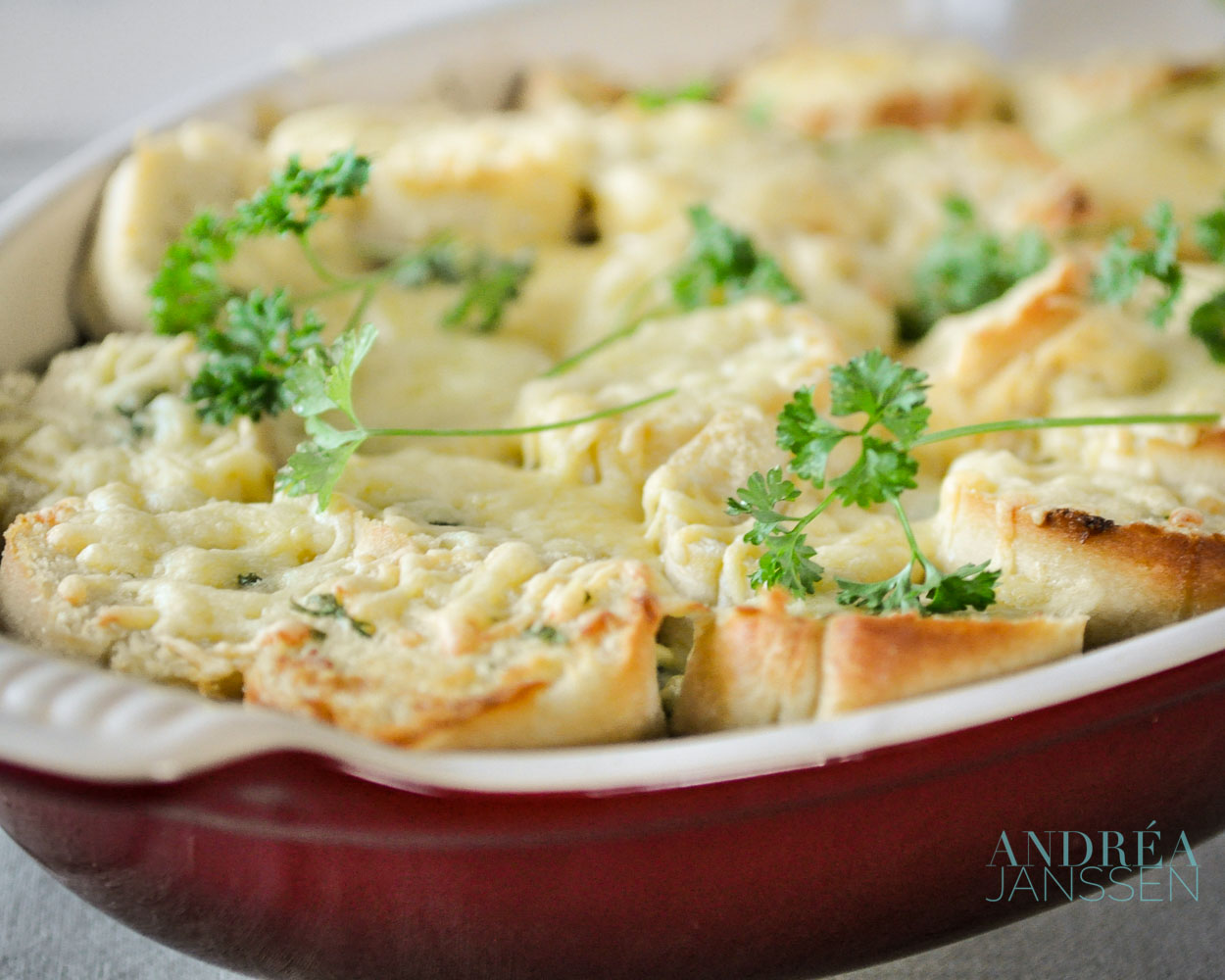 Ovenschotel Kip Prei Champignons