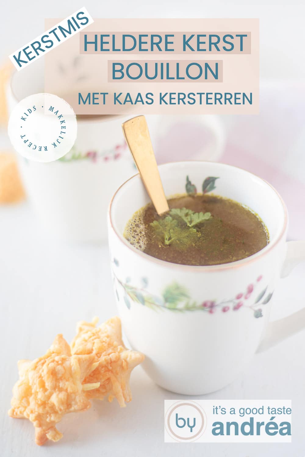 Heldere Kerst Bouillon met Kaas Kerststerren - By Andrea Janssen