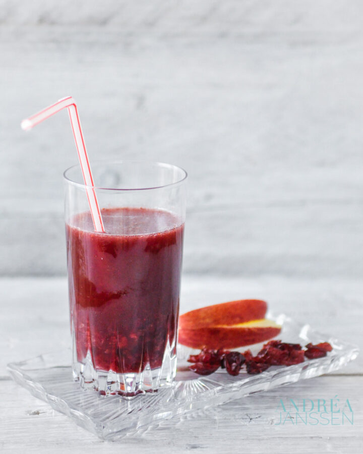 Cranberry appel smoothie - By Andrea Janssen