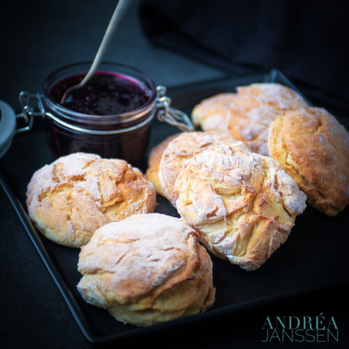 Zelf Echte Engelse Scones Maken met Cranberry Compote - By Andrea Janssen