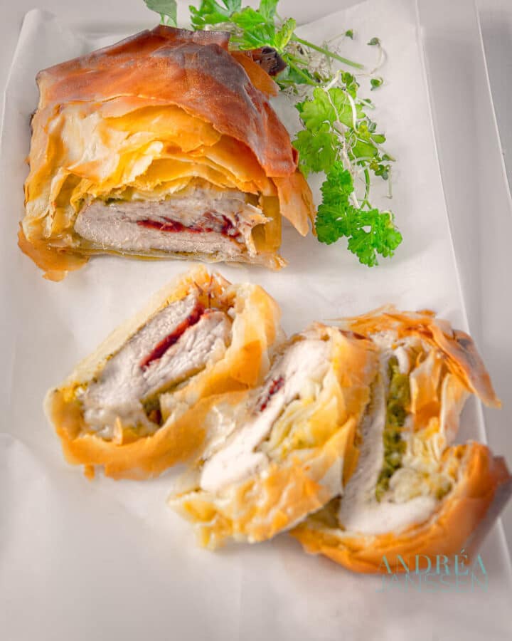 kalkoen filet gevuld met cranberries - By Andrea Janssen