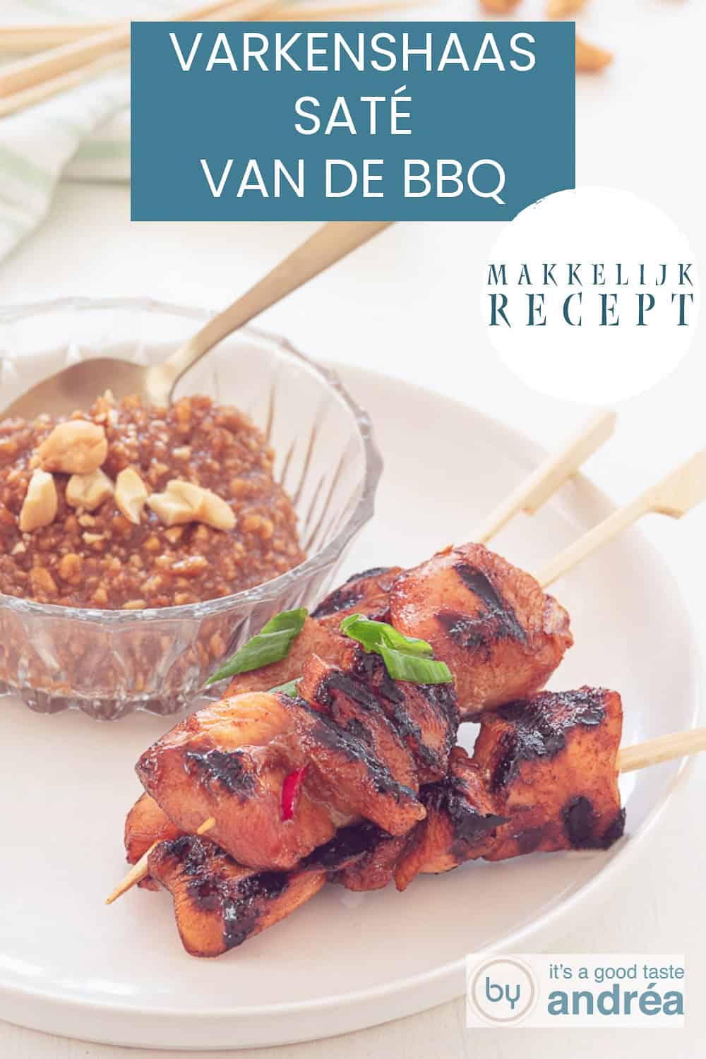 Varkenshaas Saté van de BBQ - By Andrea Janssen
