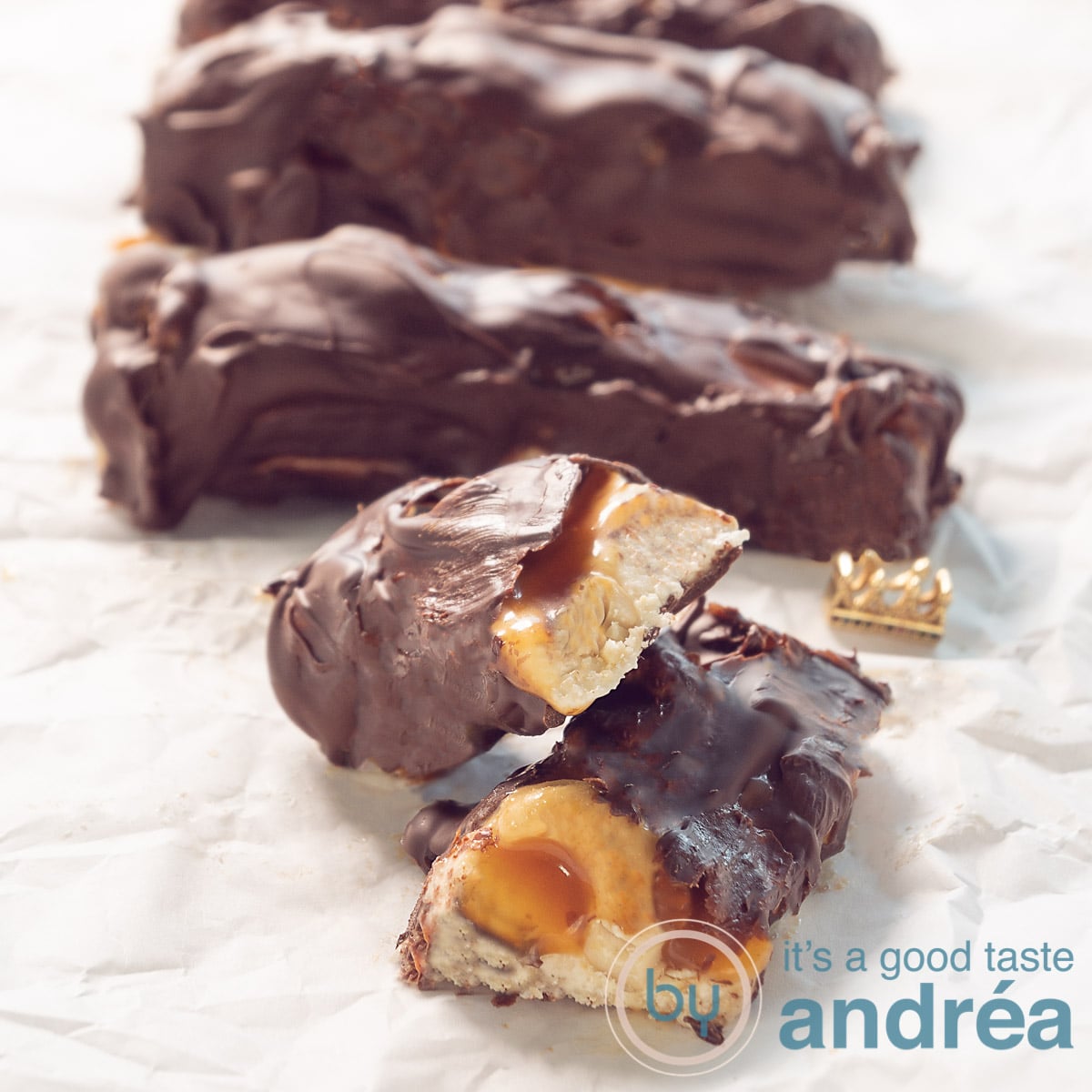 Snickers candy bar recipe - By Andrea Janssen