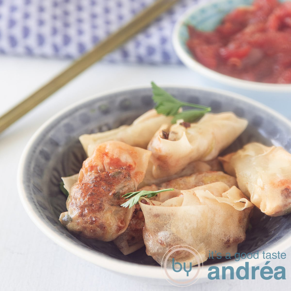 Indonesian Mini Spring Rolls {Air Fryer Recipe} - By Andrea Janssen
