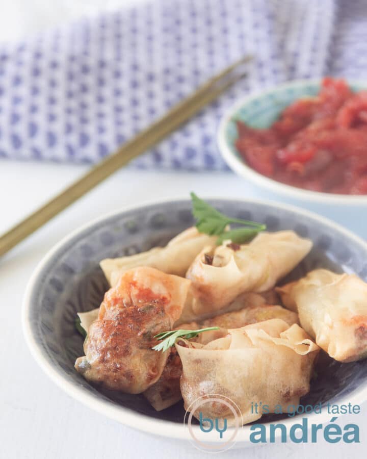 Mini Loempia's {Frituur en Airfryer recept} - By Andrea Janssen