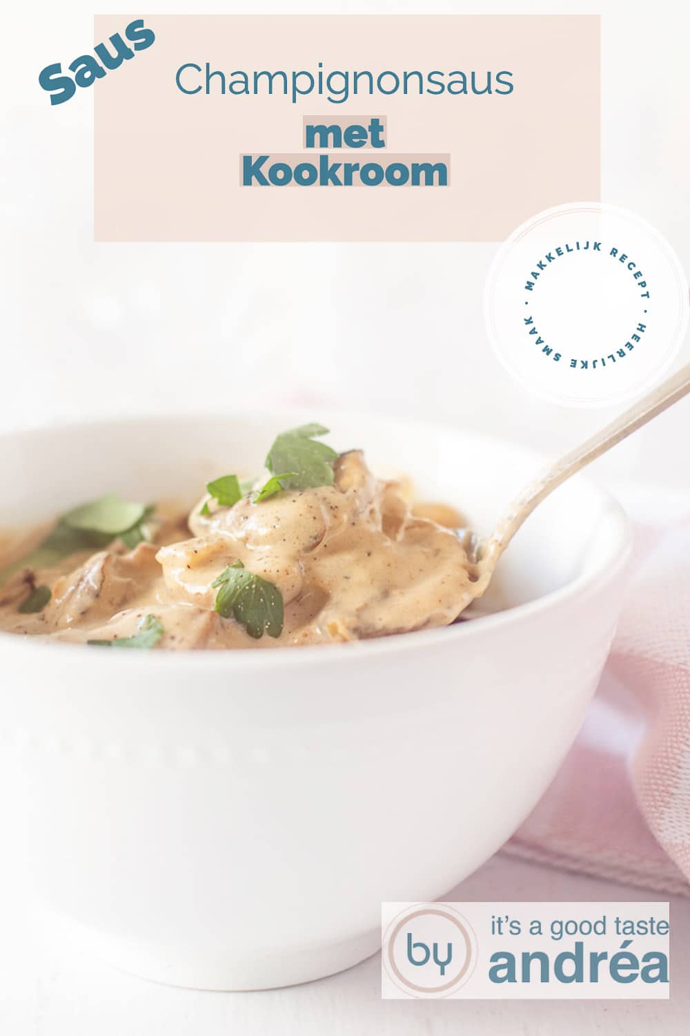Champignonsaus maken met Kookroom - By Andrea Janssen