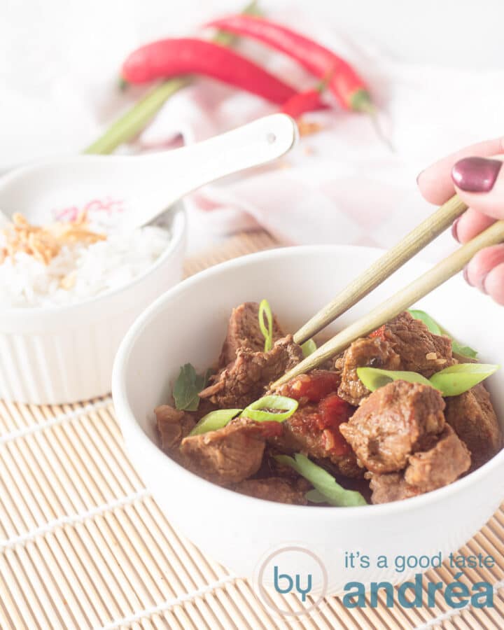 Daging Smoor uit de Slowcooker (Indonesisch Rundvlees Gesmoord in ...