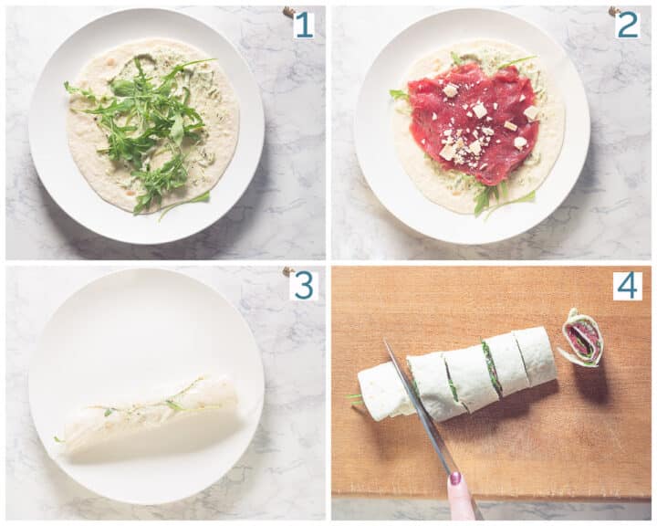 Carpaccio Wrap Hapjes - By Andrea Janssen