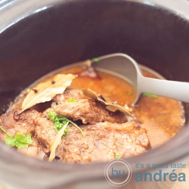 Slowcooker Rollade van Varkensfilet met Romige Saus - By Andrea Janssen