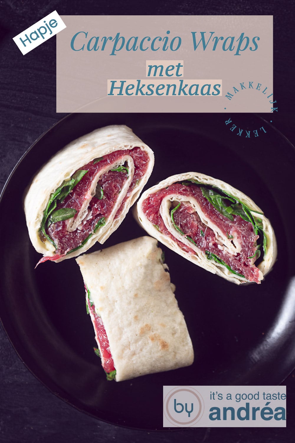 Carpaccio Wrap Hapjes - By Andrea Janssen
