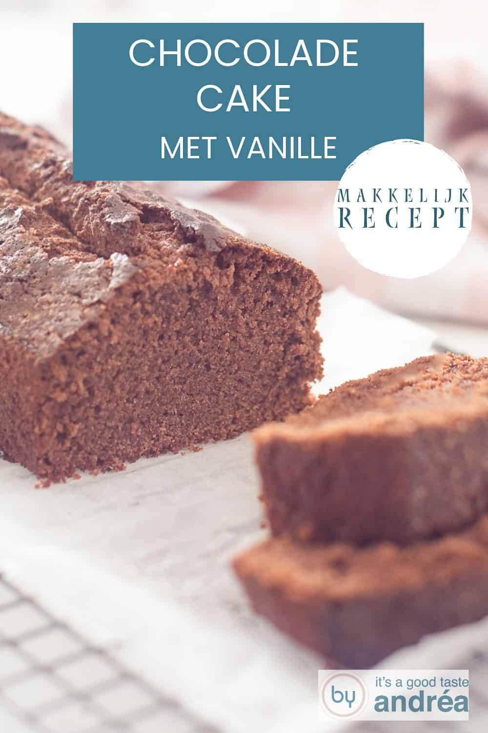 Chocoladecake met Vanille – Simpel Recept - By Andrea Janssen