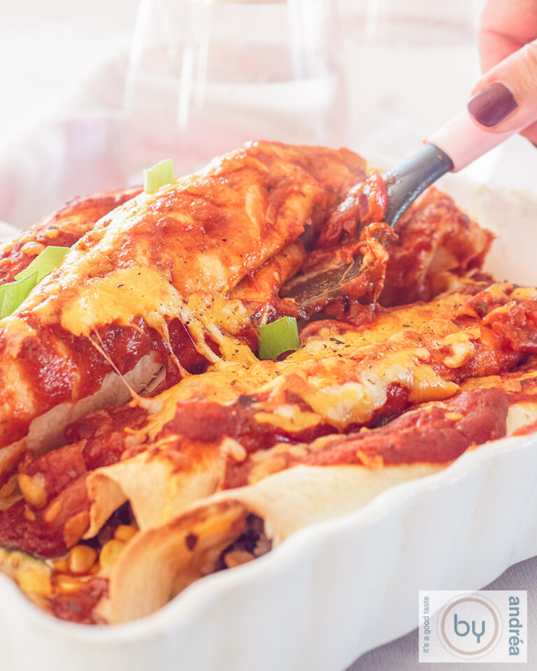 Ovenschotel: Enchilada's met Gehakt en Kaas - By Andrea Janssen