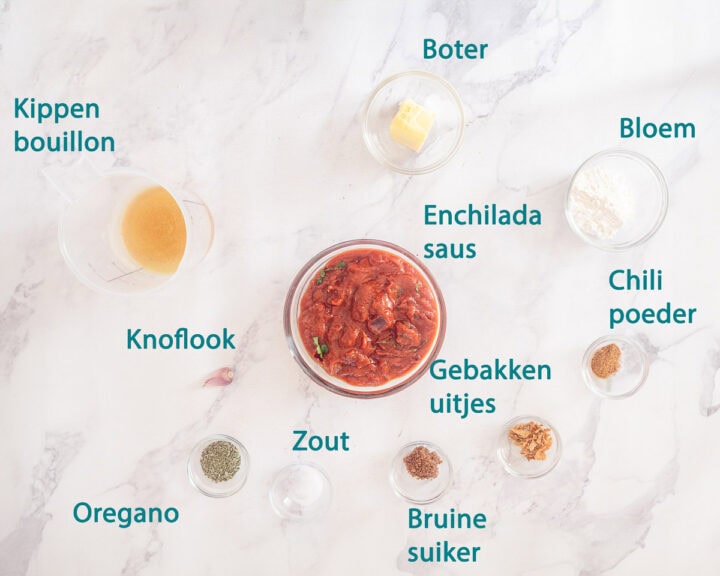 Ovenschotel: Enchilada's met Gehakt en Kaas - By Andrea Janssen