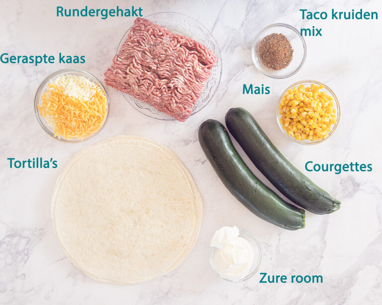 Ovenschotel: Enchilada's met Gehakt en Kaas - By Andrea Janssen